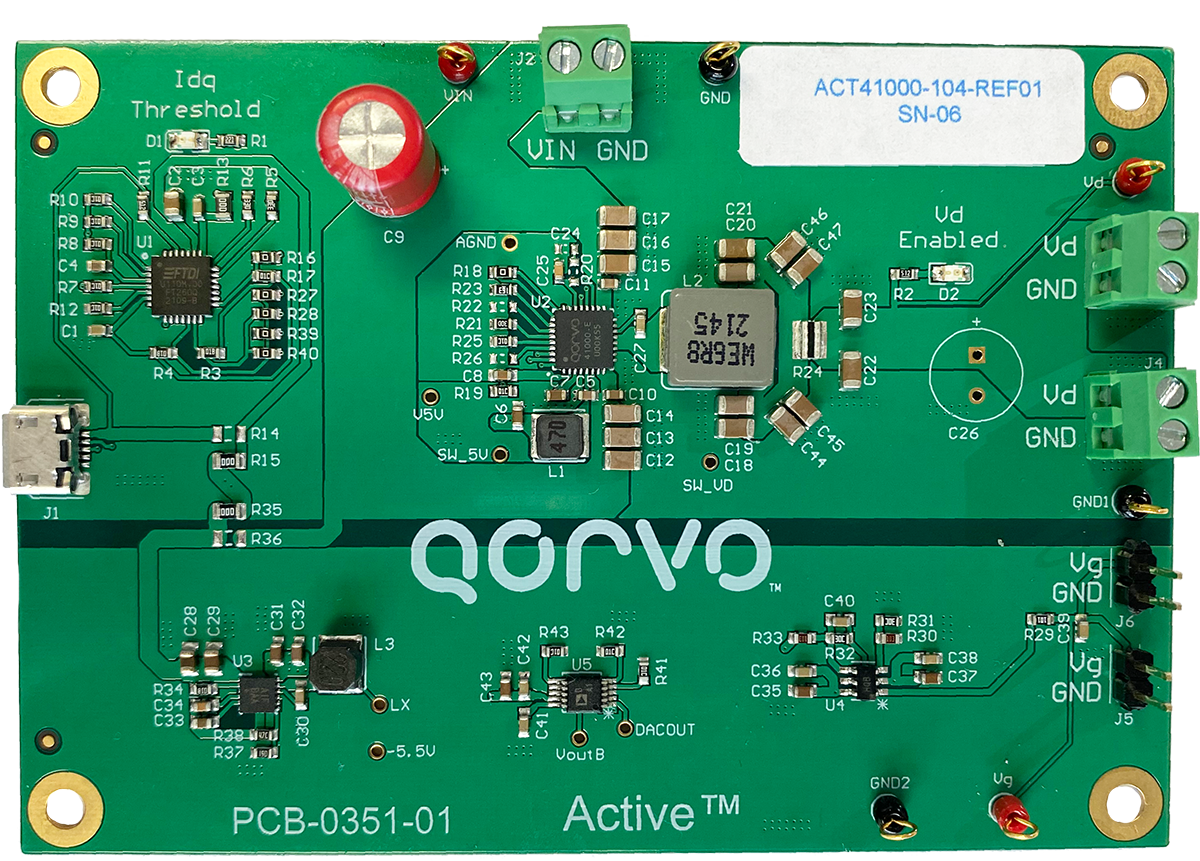 Qorvo ACT41000 | Demoboard ACT41000EVK-104.E1 | Würth Elektronik Reference Design Search